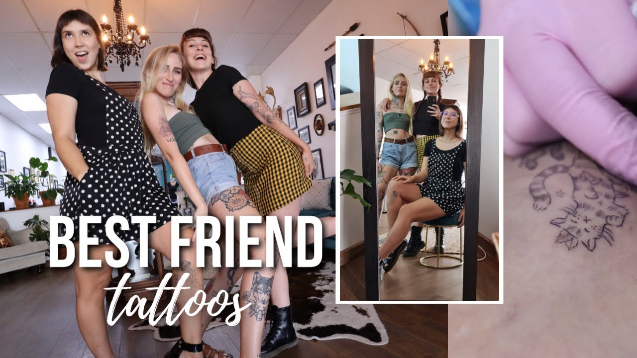 Tattoo Artist gets MATCHING TATTOOS with BEST FRIENDS - YouTube