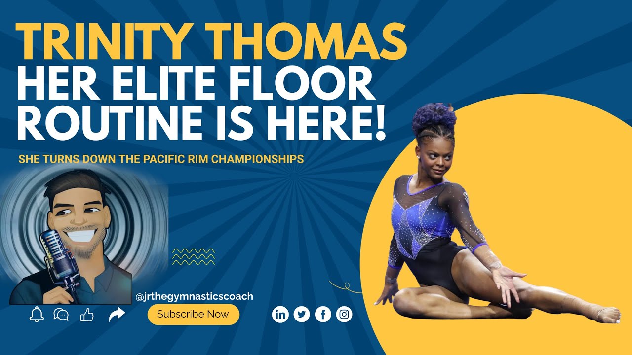 Trinity Thomas new elite floor routine with high def music. - YouTube