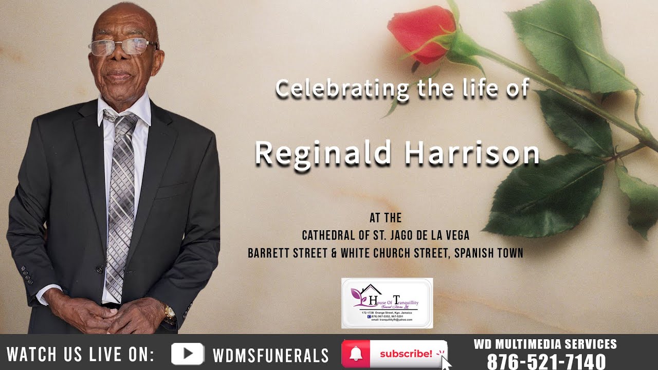 Reginald Harrison Funeral Service - YouTube