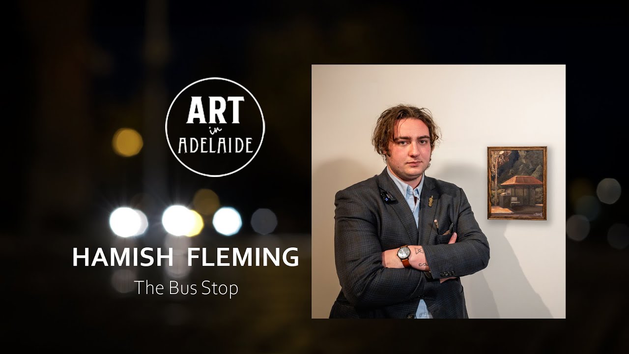 Hamish Fleming about his painging The Bus Stop, exploring solitude ...