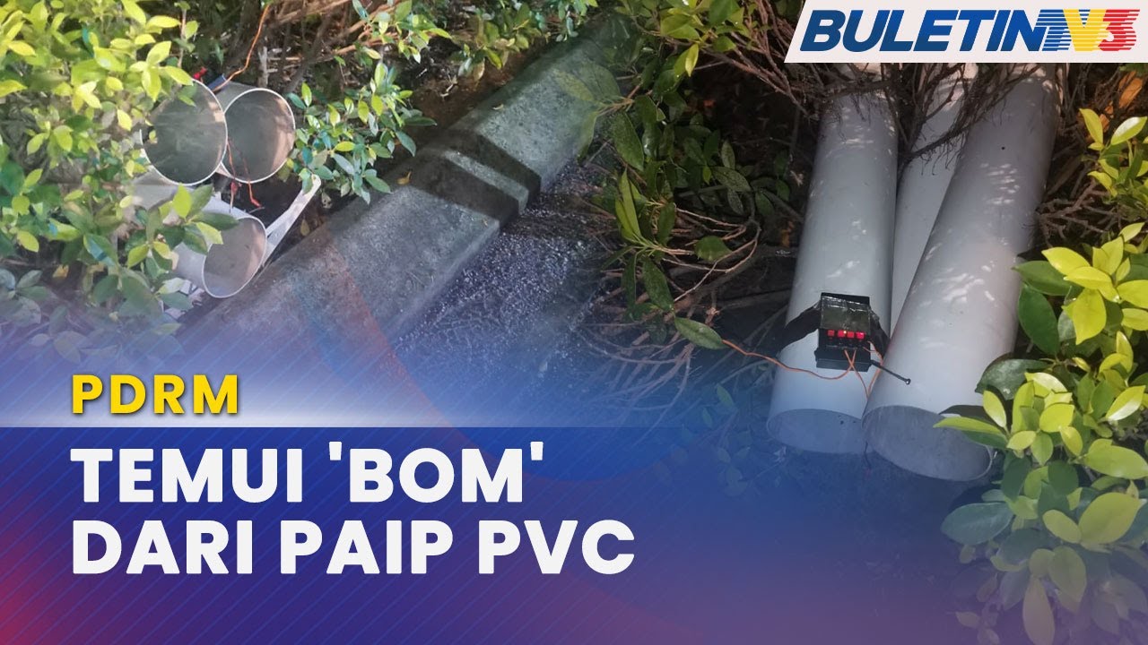 PDRM | Tiga Batang Paip PVC Diubah Suai Jadi Bahan Letupan Ditemui ...
