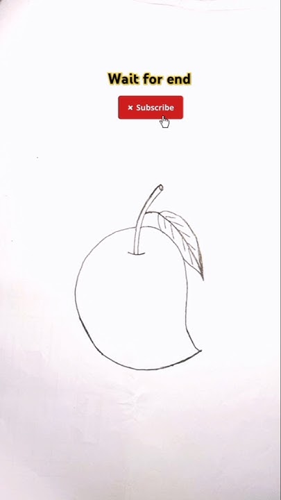 mango drawing | আম অংকন করা | how to draw mango tutorial |am aka | # ...