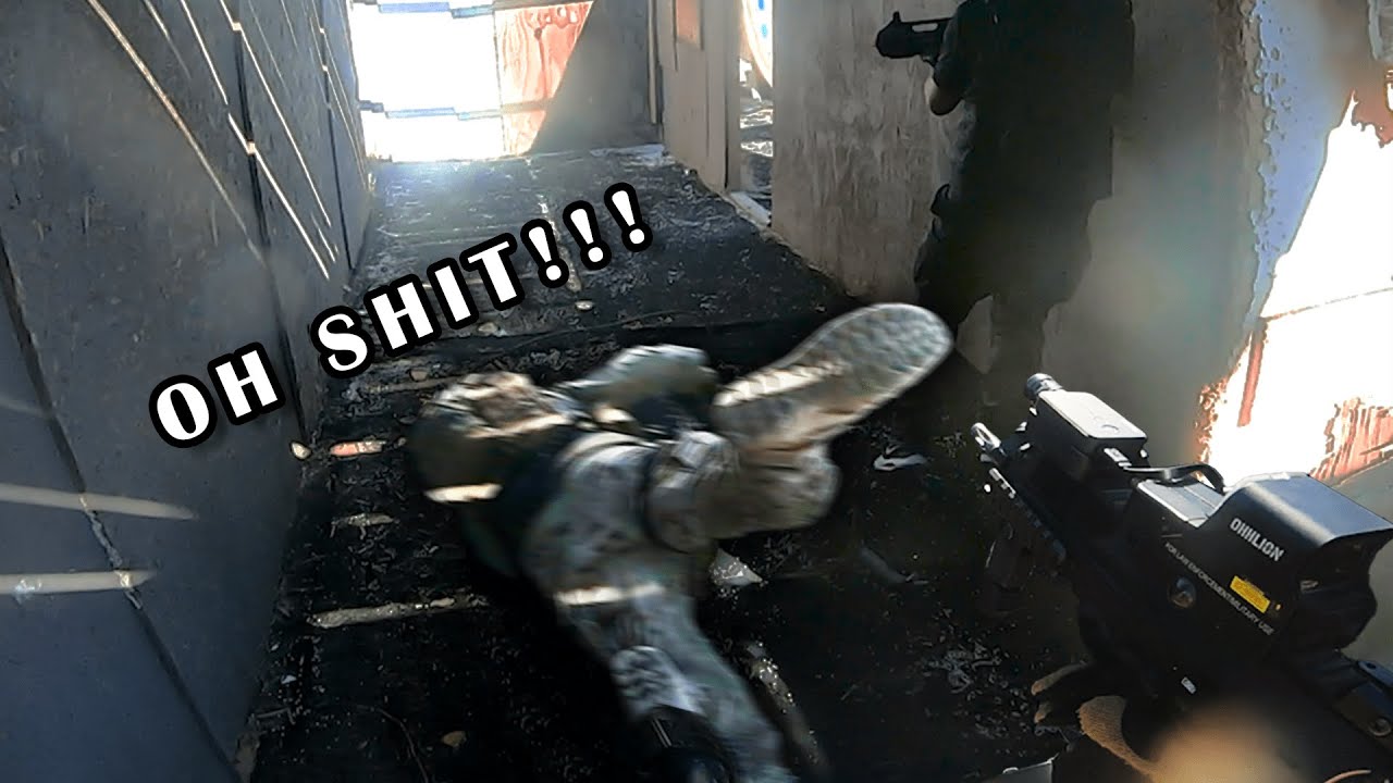 Airsoft Funny Moments, Gameplay, & Guy Falling! - Basically Code Red ...