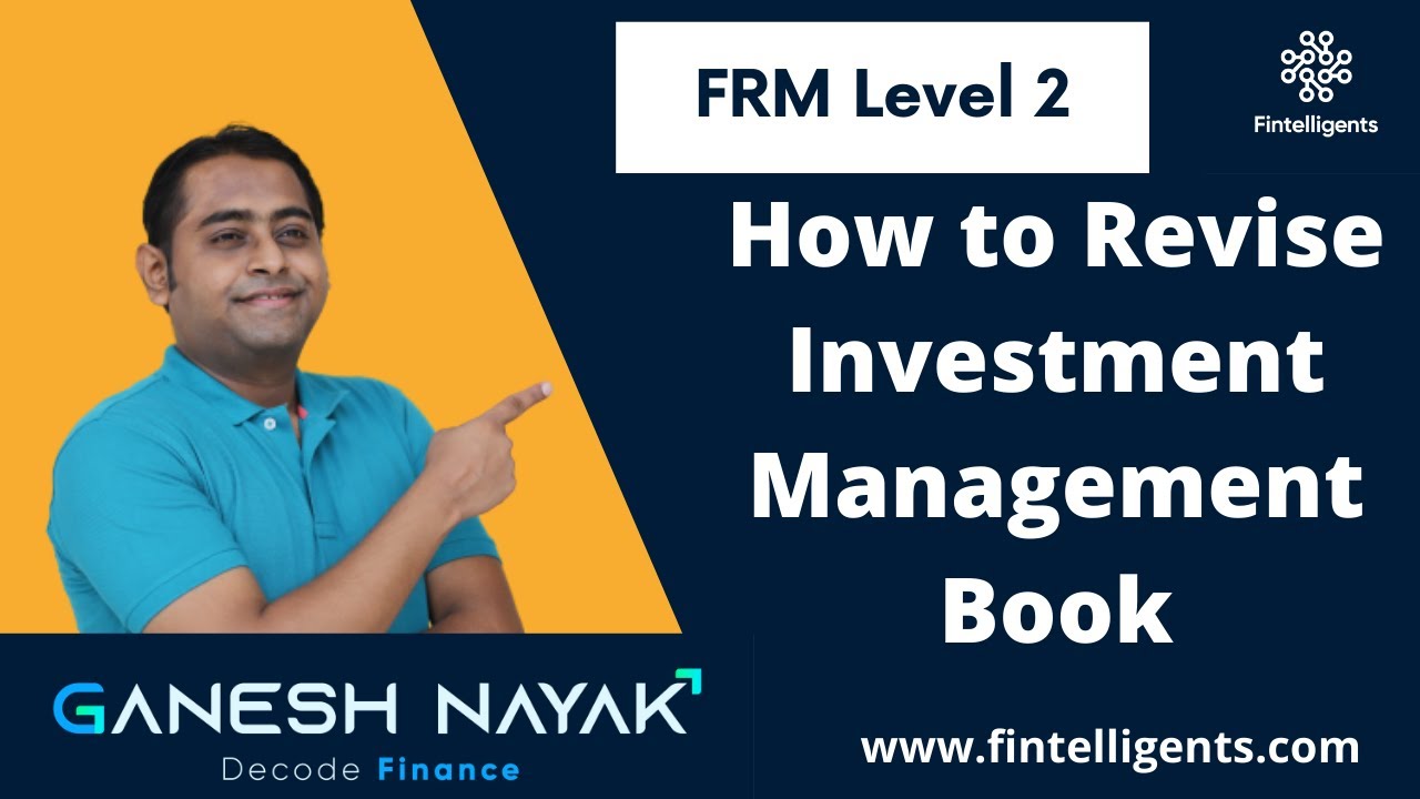 FRM Level 2 - Investment & Risk Management | List of Important concepts ...