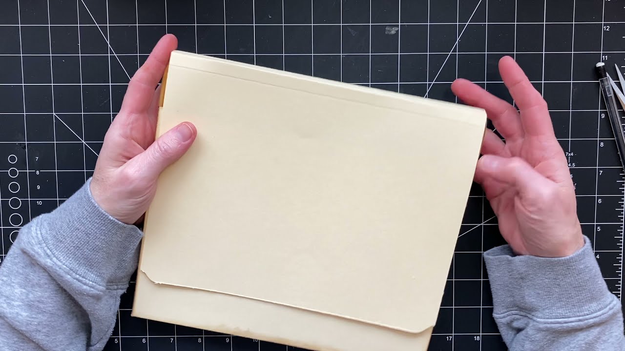 Starting a File Folder Flippy Journal/Journal Holder - YouTube