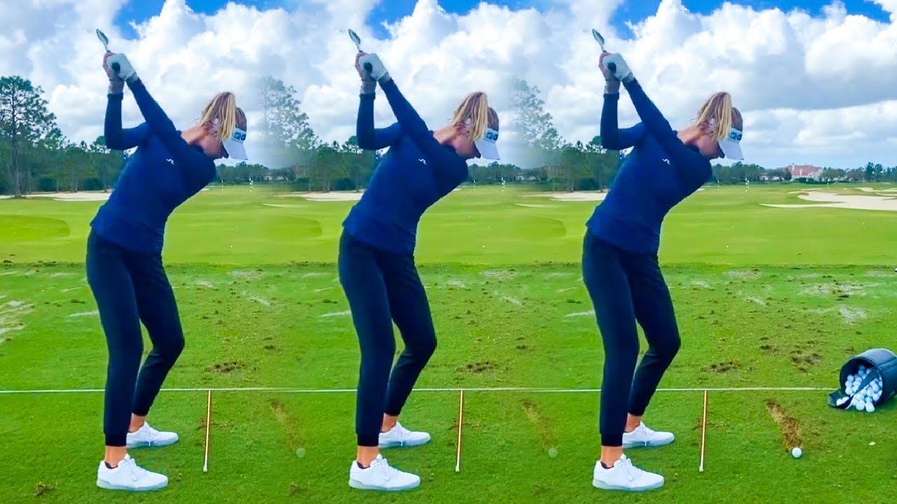 NELLY KORDA GOLF SWING - SLOW MOTION - YouTube