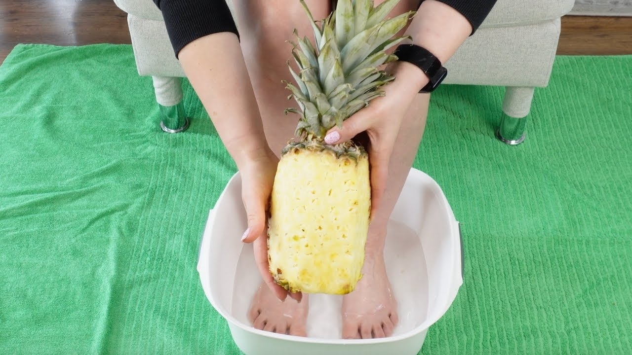 Add pineapple to your foot bath. The effects are better than from a ...