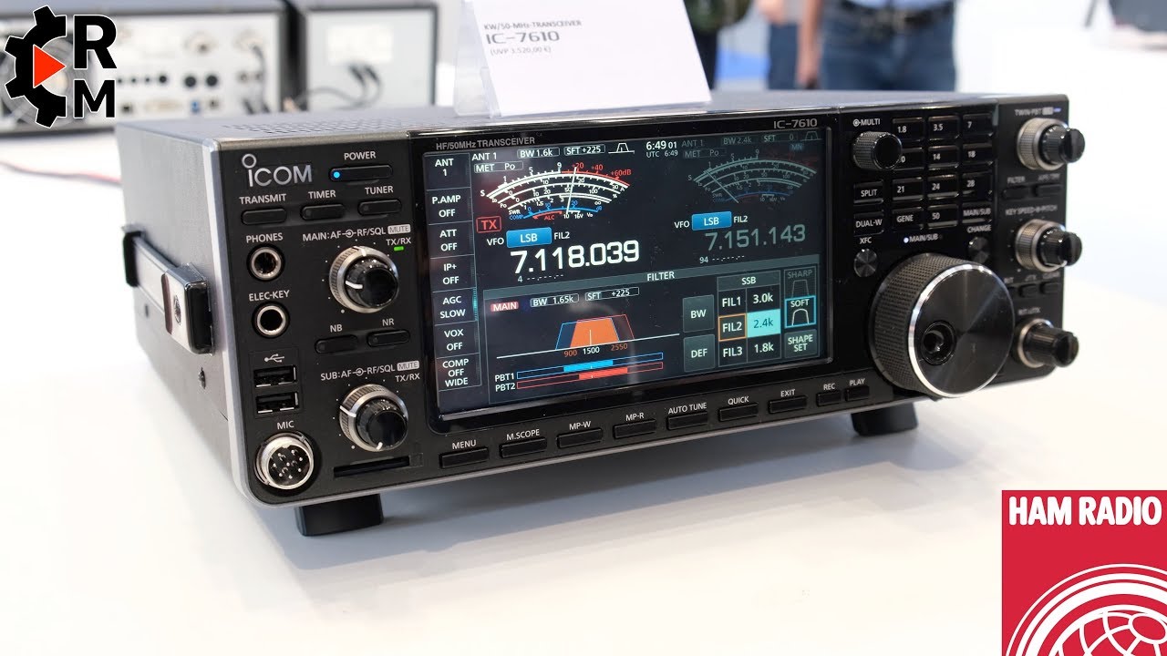 ICOM Amateurfunk on HamRadio Friedrichshafen 2019 - YouTube