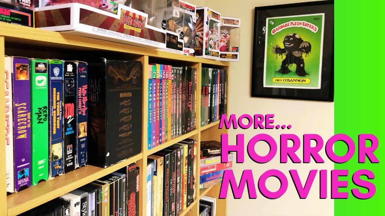 My HORROR movie collection DVD/VHS/Laserdisc...and more! - YouTube