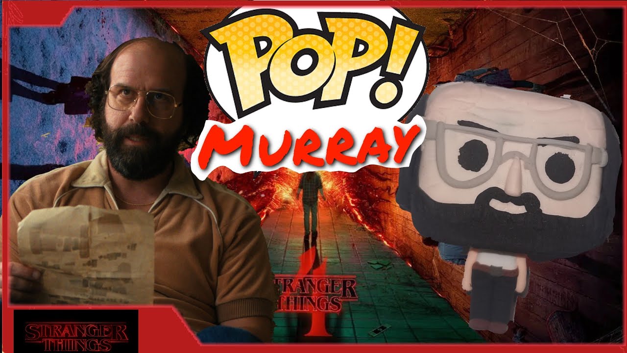 Stranger Things Murray Custom PolymerClay Funko Pop - YouTube