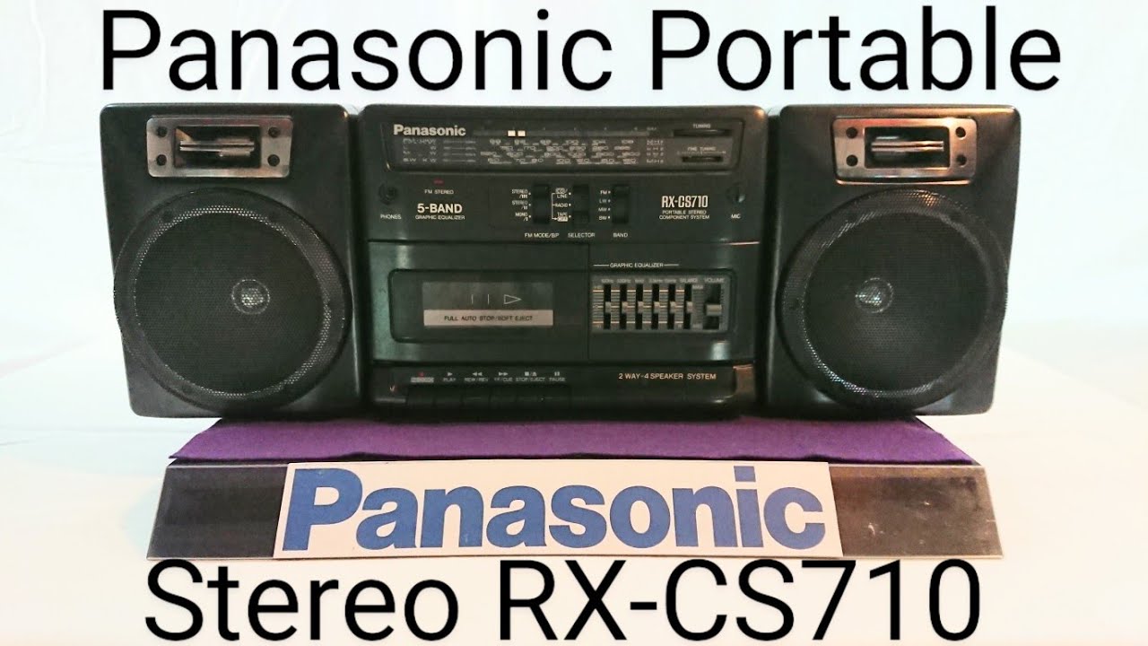 Panasonic Portable Stereo RX-CS710 001 - YouTube