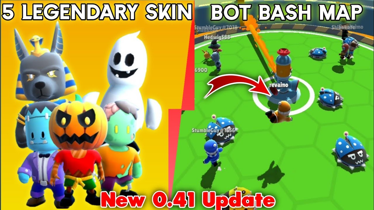 Stumble guys New 0.41 update || Stumble guys New skin and New map ...
