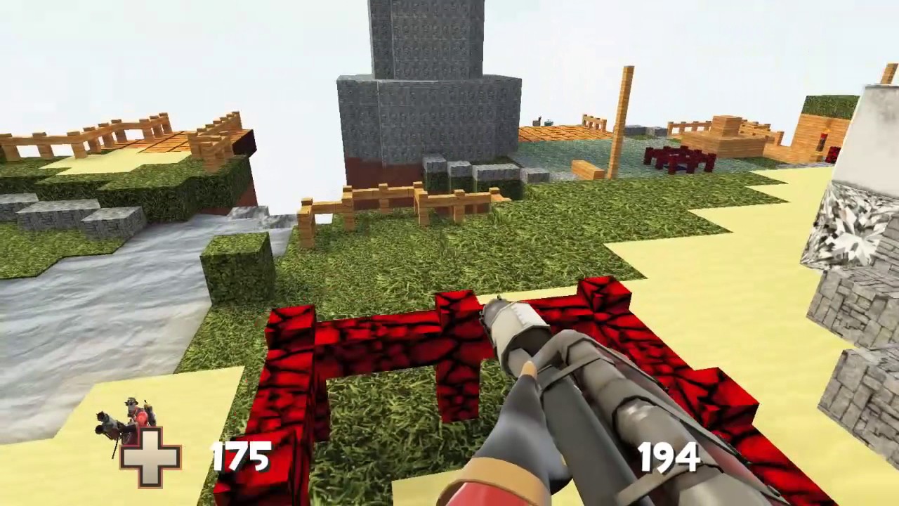 ทดสอบอัด TF2 + แจกแมพ DM Minecraft Skyloft V2 - YouTube