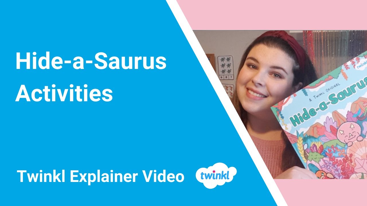 Hide-a-Saurus Activities - YouTube