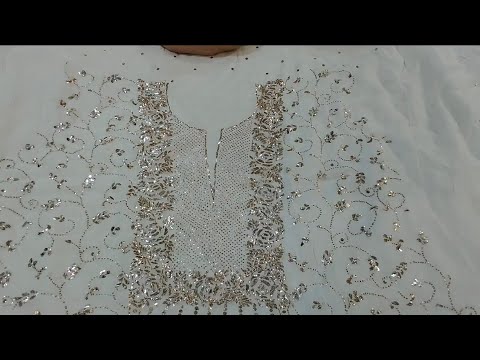 VERY EXCLUSIVE MUKESH WORK ON PURE FABRIC [ 04-08-24] - YouTube