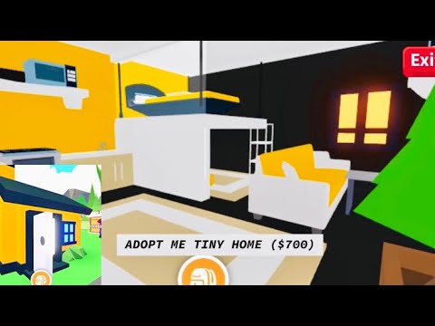 Adopt Me - 💛Yellow Tiny House Tour/Speed Build💛 (~$700) (Roblox) - YouTube