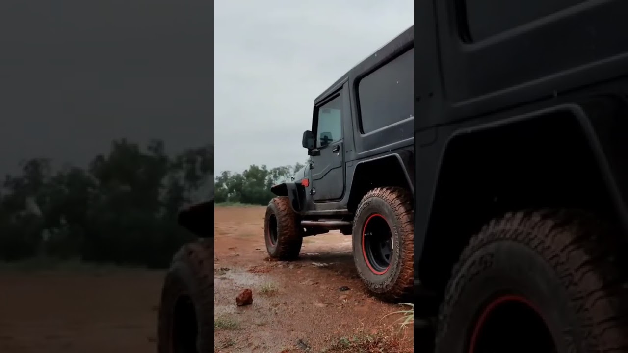 Modified Mahindra Thar In Punjab/ Thar status video #shorts pb08vlogs ...