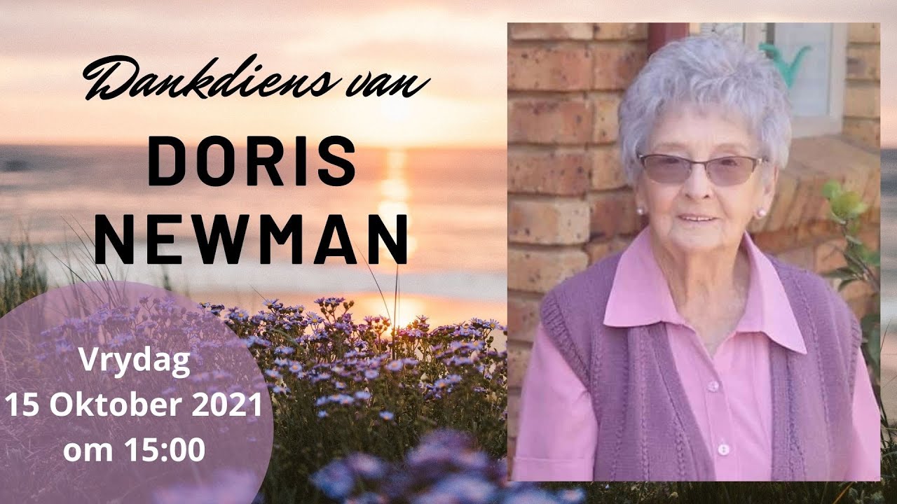 die Kerk | Dankdiens van Doris Newman | 15 Oktober om 15:00 - YouTube