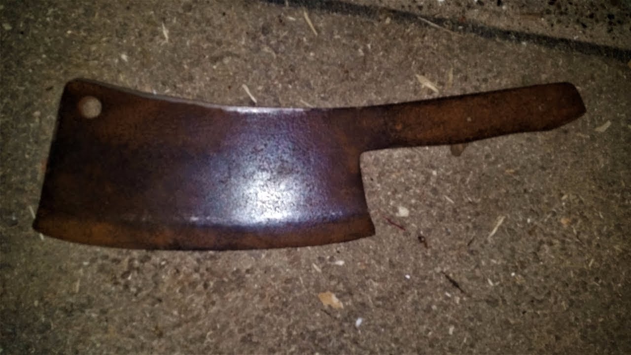 rusty cleaver restoration - YouTube