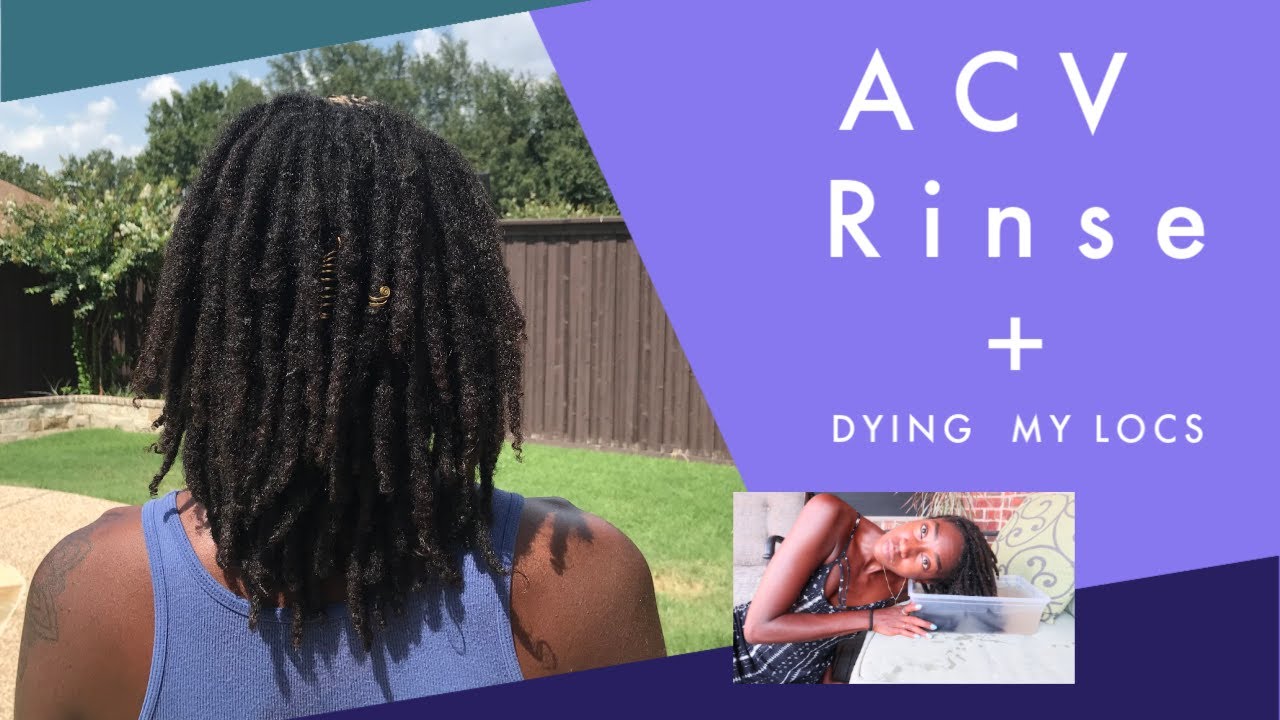 ACV RINSE RESULTS (STRIPPED LOCS?) + COLORING MY LOCS - YouTube