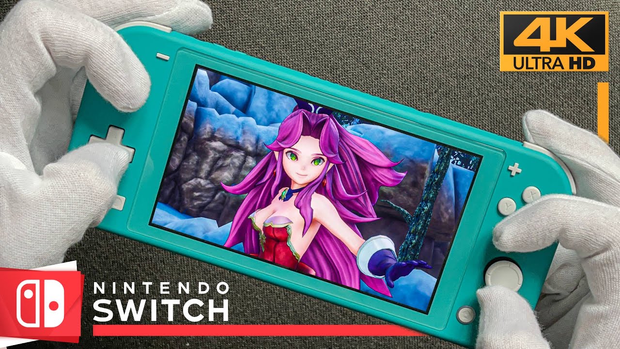 Nintendo Switch Gameplay Trials of Mana REMAKE looks BEAUTIFUL! 4K HDR ...