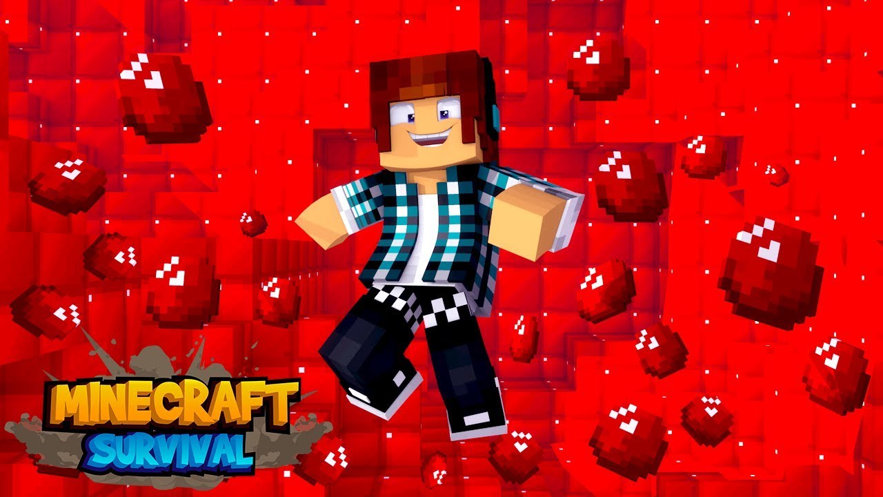 Minecraft Survival #18 - ENCONTREI RUBI NO MINECRAFT !! - YouTube