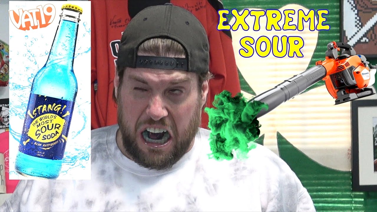 Chugging The World's Most Sour Soda Using A Leaf Blower | L.A. BEAST ...