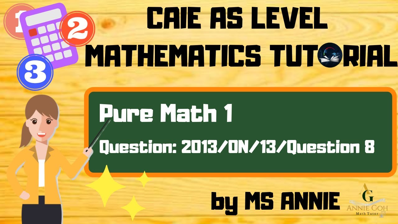 [MATH] Pure Math 1 | Binomial Expansion | 2013/ON/13/Question 8 - YouTube