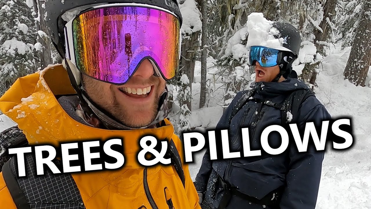 Tree Lines & Powder Pillows Snowboarding Adventure - YouTube