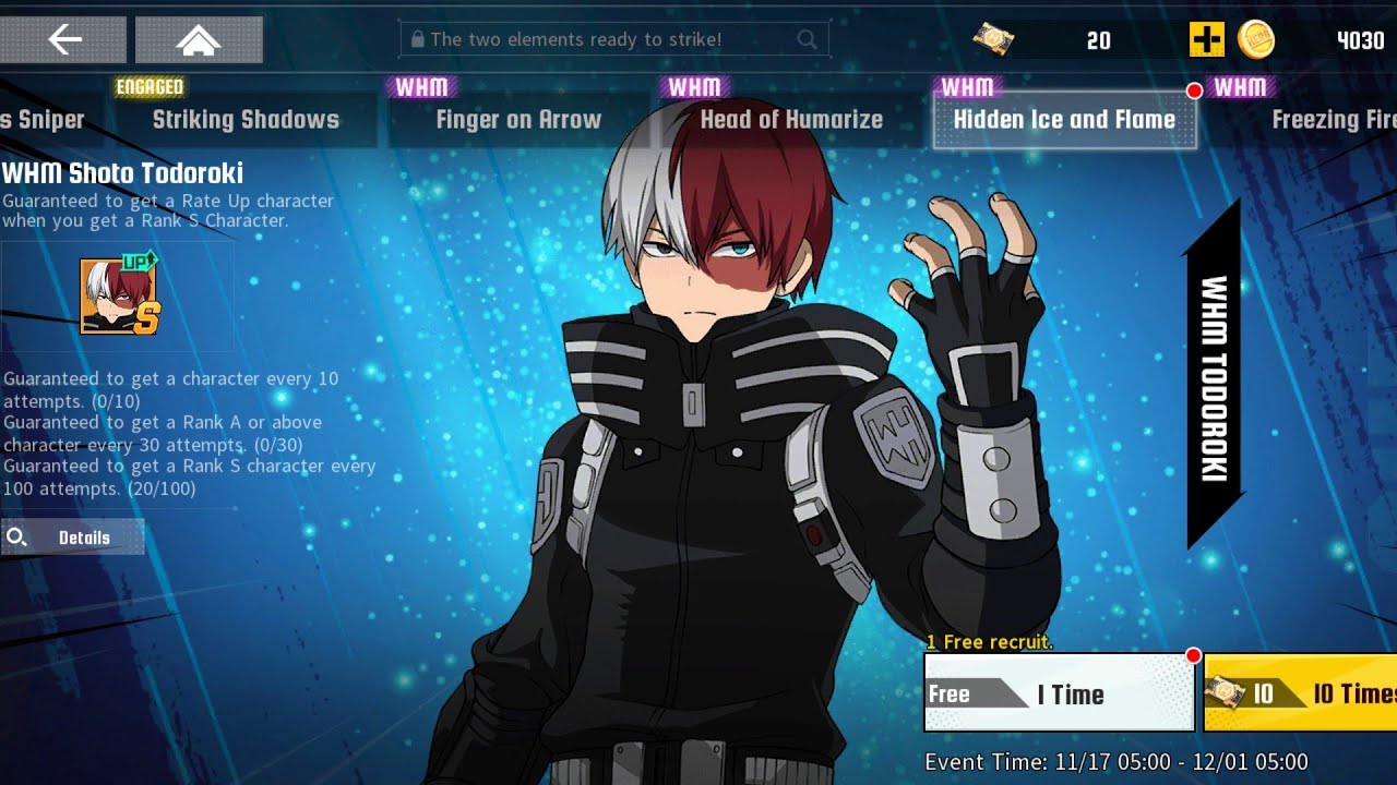 My Hero Academia The Strongest Hero - WHM Shoto Todoroki Banner - YouTube