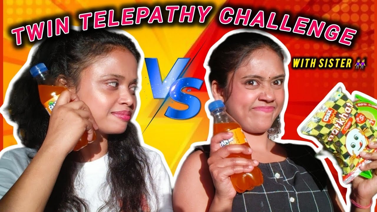 TWIN TELEPATHY CHALLENGE WITH SISTER👯| 🤣SO MUCH FUN TO DO IT | WATCH ...