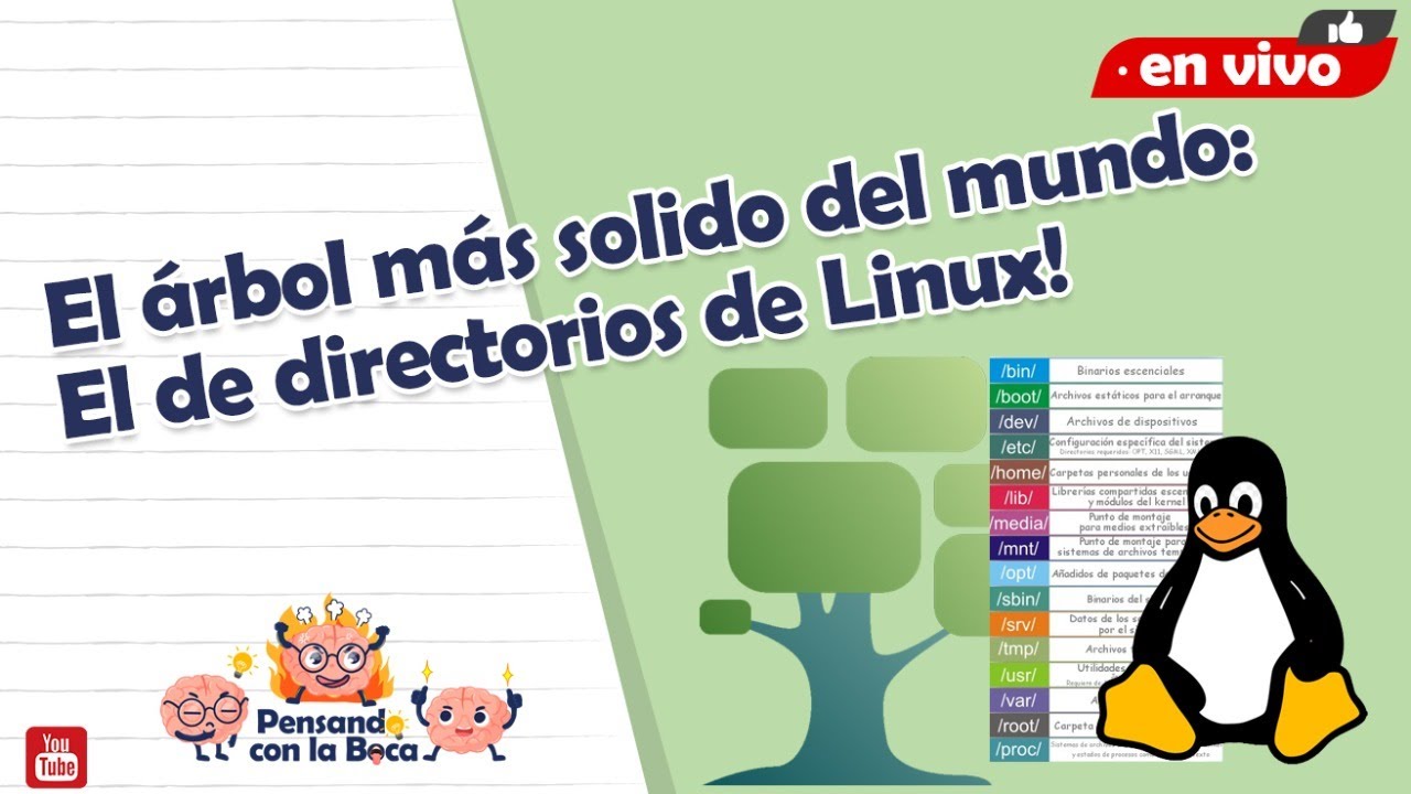 El árbol más solido del mundo: El de directorios de Linux! - YouTube