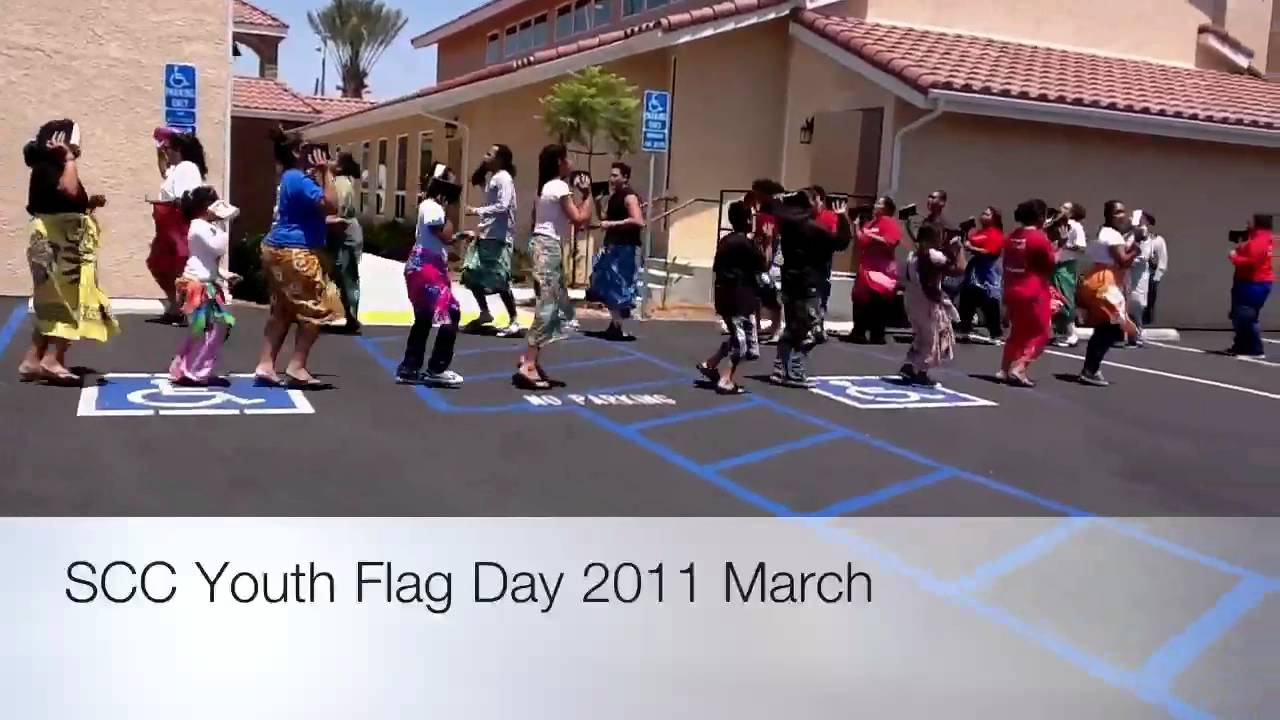 SCC Youth Flag Day March - YouTube