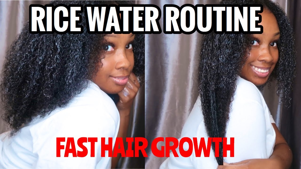OVERNIGHT RICE WATER ROUTINE FOR MASSIVE HAIR GROWTH | FAST RESULTS ...