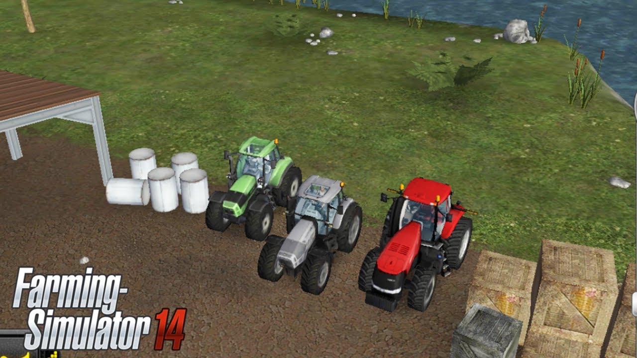 3 TRACTORS in Fs14 Farming Simulator 14 #176 - YouTube