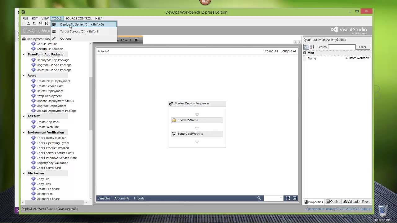 Deployment Workbench