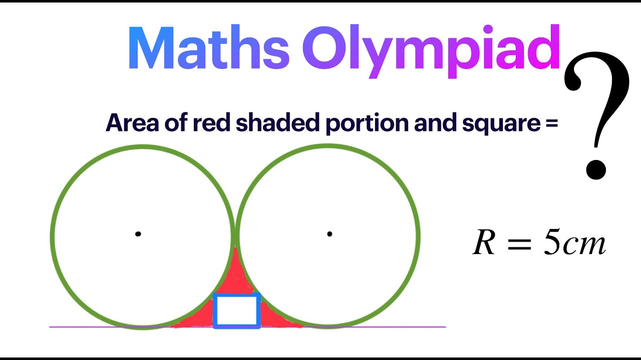 Olympiad Math Question | How to find the area of shaded portion if the ...