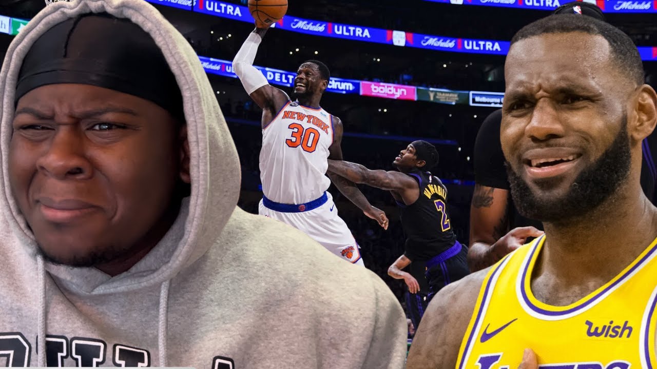 IM TIRED OF THESE BUMS !! *THEY TRASH* Los Angeles Lakers vs New York ...