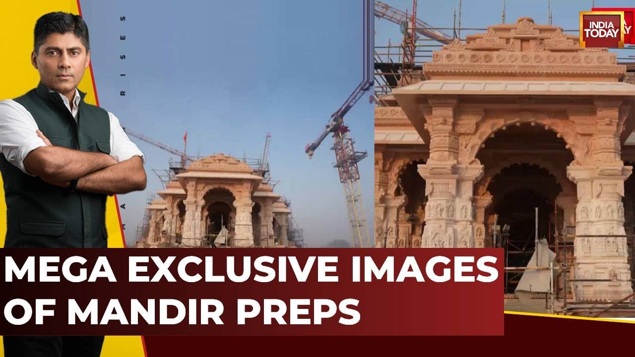 First Visuals Of Ram Temple Complex As Ayodhya All Set For Big ...