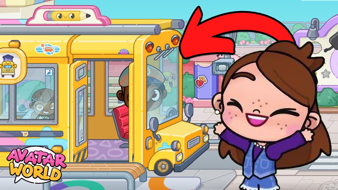 ASI ES EL NUEVO AUTOBUS ESCOLAR DE AVATAR WORLD - YouTube