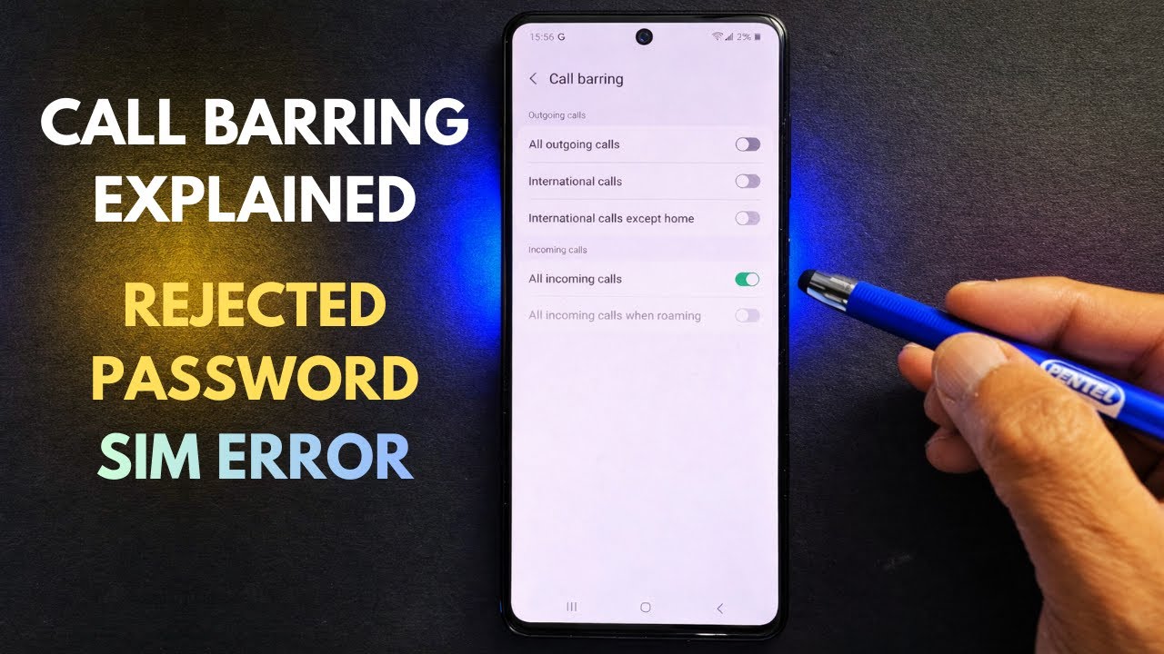 Call barring explained & how to Turn it On, Off on Android phone - YouTube