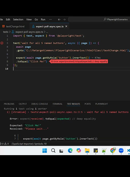 #2. How To Auto Retry For Non Auto Retry Matchers of Expect Function in Playwright? expect.poll ...