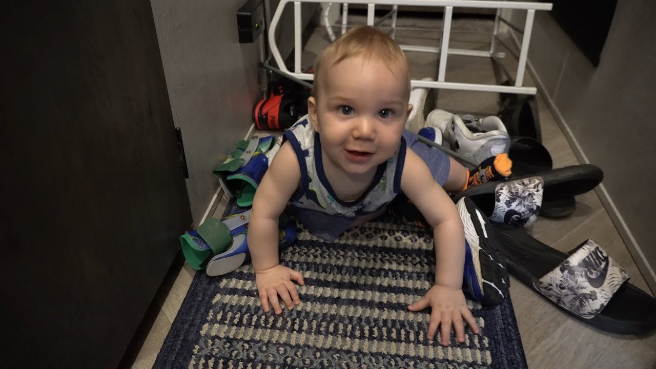 Our baby is a trouble maker - YouTube