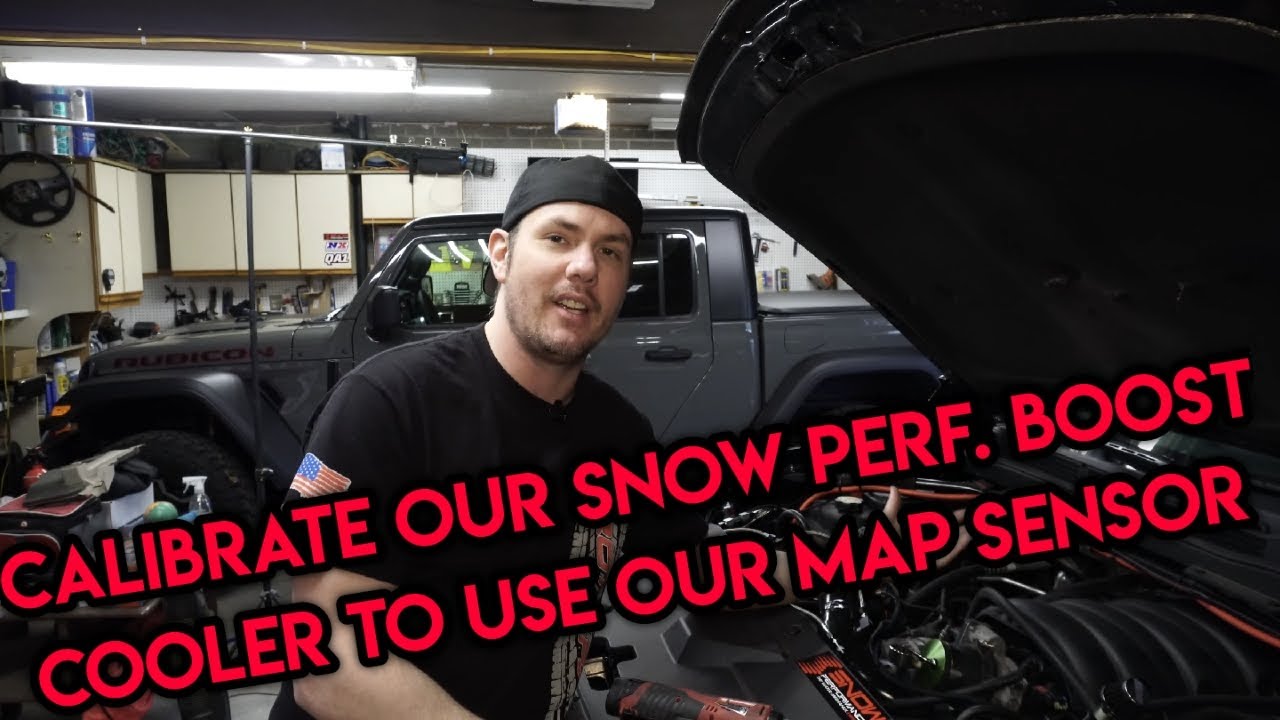 Scaling A MAP Sensor For The Snow Injection Stage 4 Boost Cooler! - YouTube