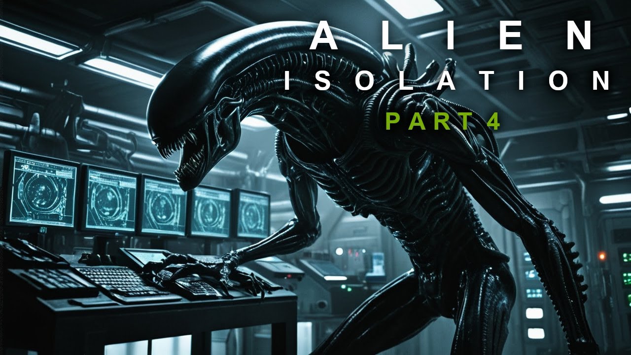 ALIEN ISOLATION Gamplay Walkthrough Part 4 - Escaping the Xenomorph ...