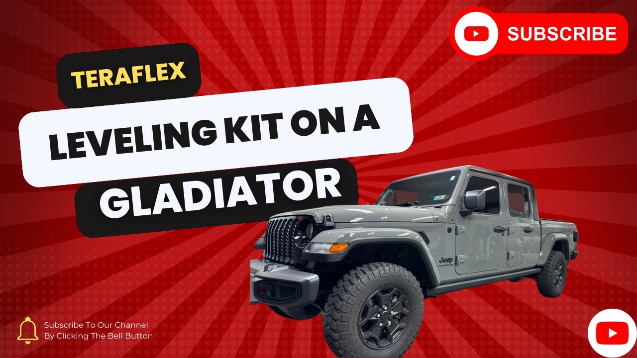 Teraflex Leveling Kit Install on a Jeep Gladiator! - YouTube