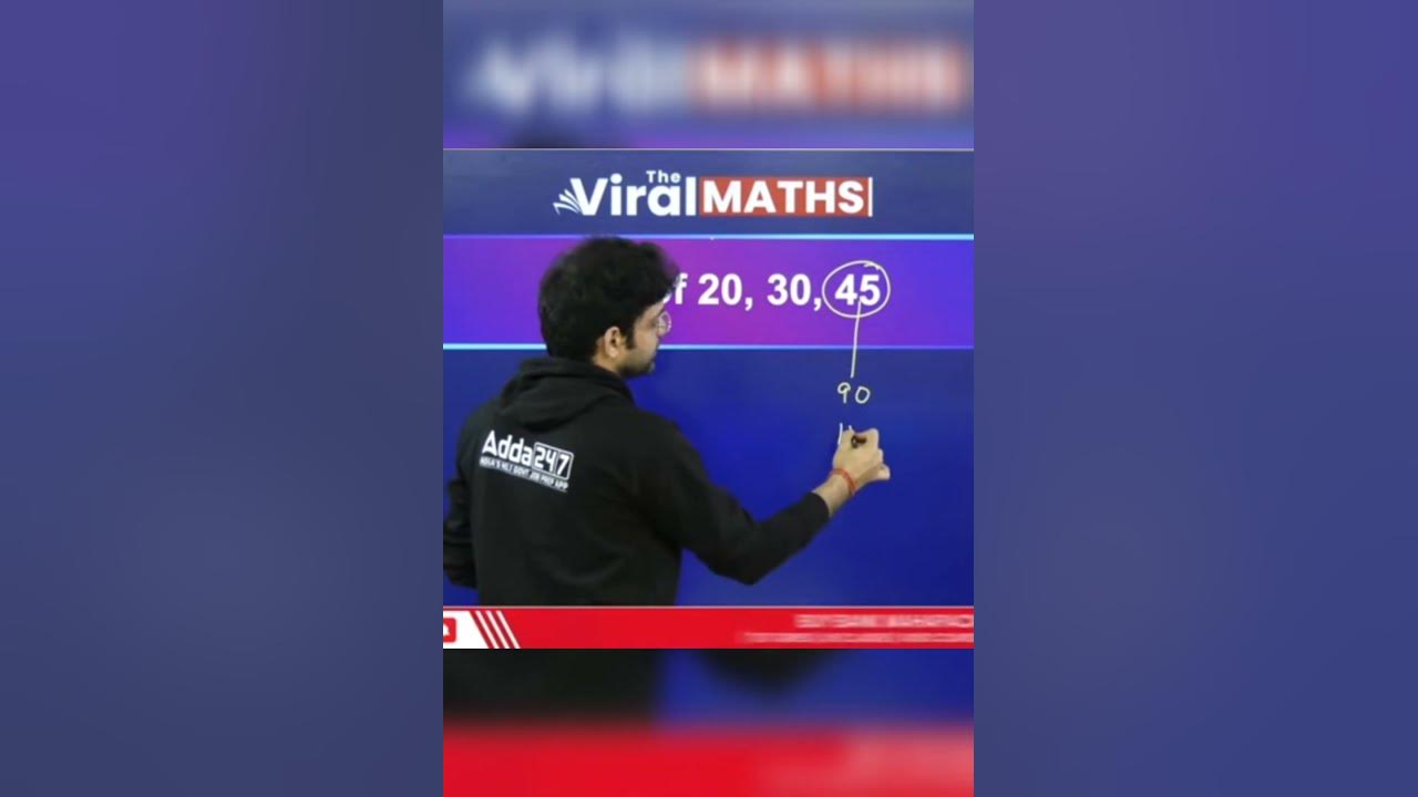 LCM find|maths short trick|crazy maths|navneet sir|viral math's|new short trick #adda247 - YouTube