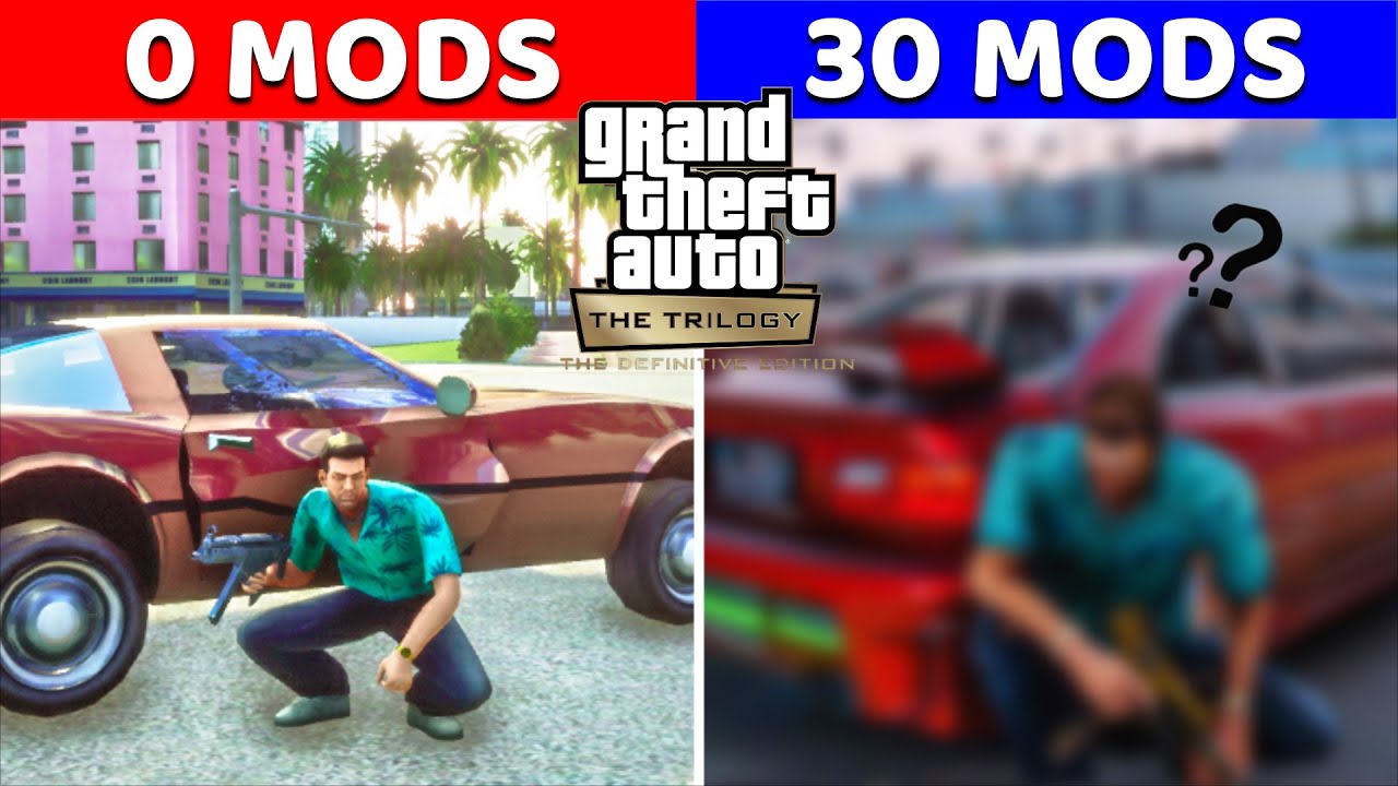 I Installed 30 MODS😍To Fix And Enhance GTA Trilogy The Definitive ...