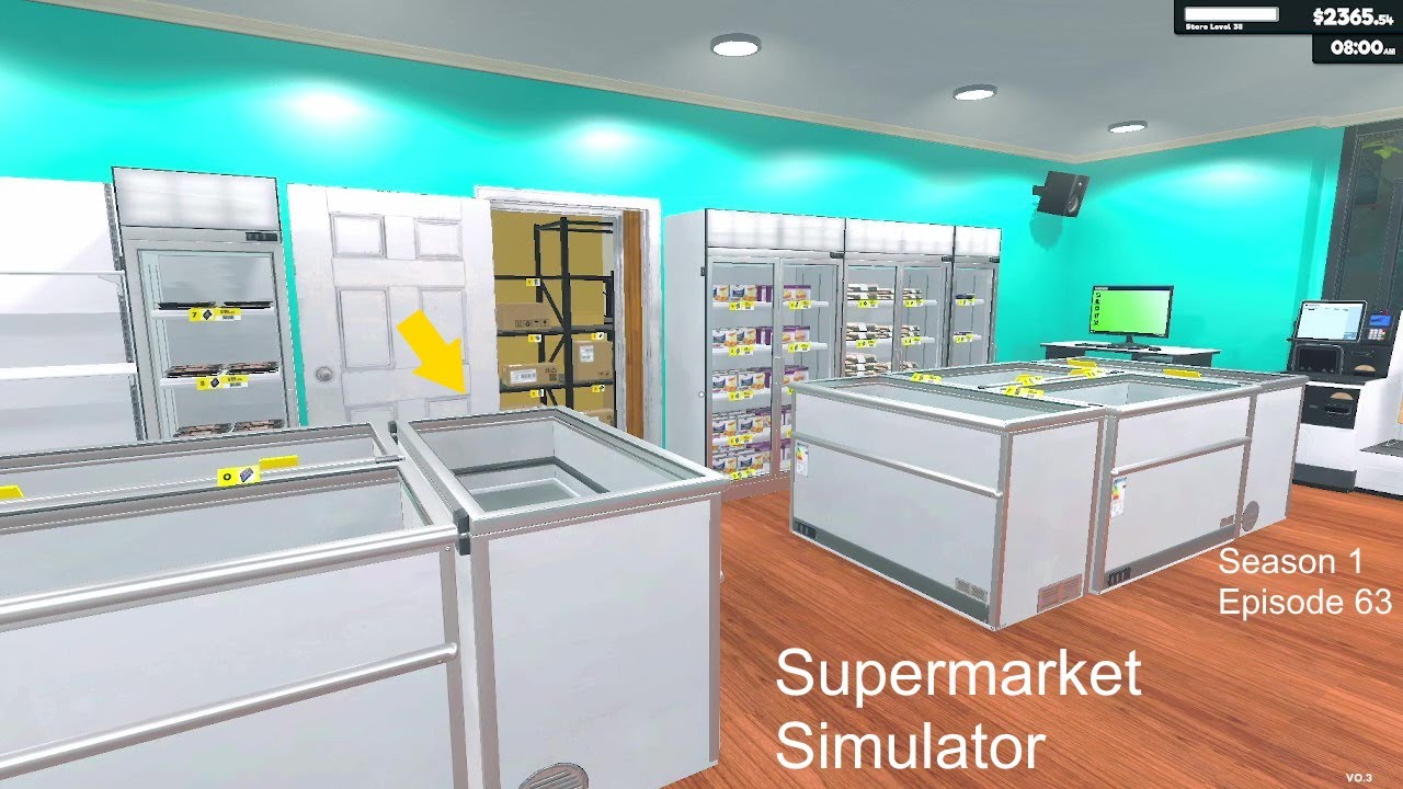 Supermarket Simulator | Bought More Freezers And A Fridge |Season 1 ...