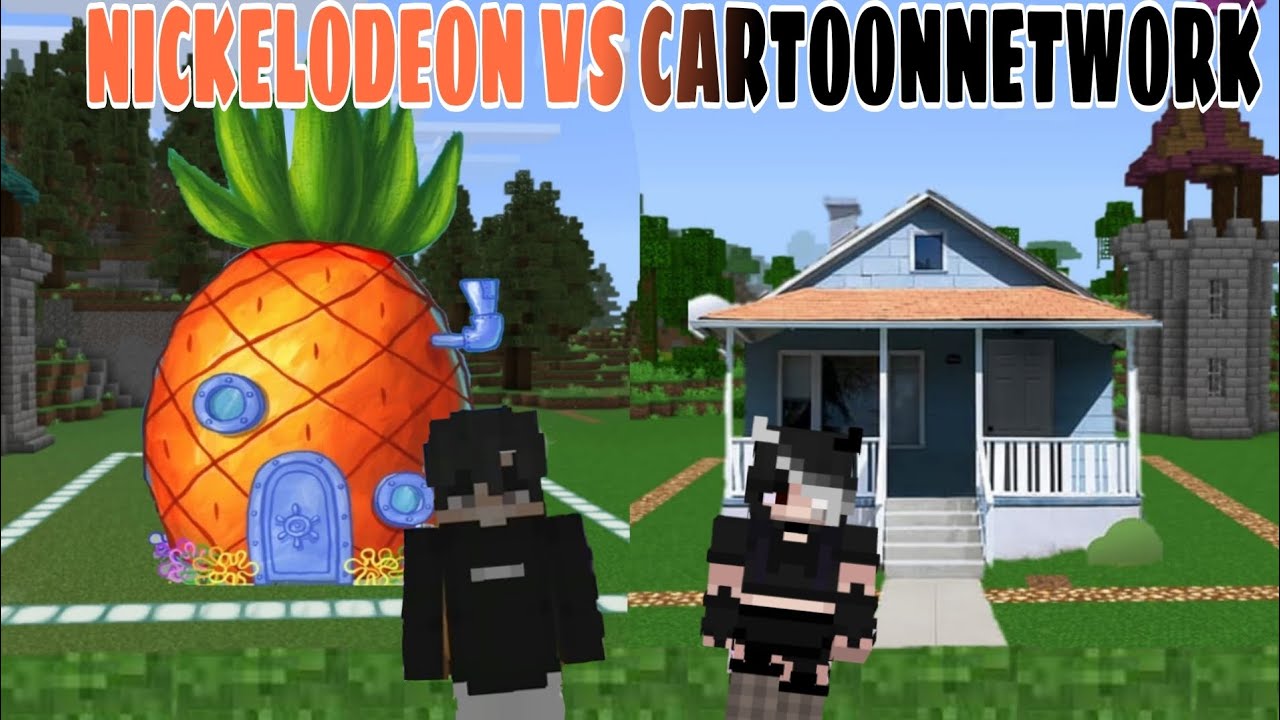 CASA NICKELODEON contro CASA CARTOONNETWORK!!! Minecraft ITA - YouTube